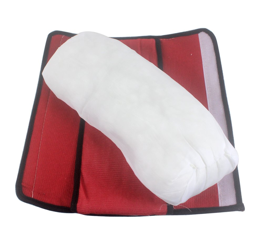 Hillento Auto Seat Belt Pillow Car Safety Belt Protect, Shoulder Pad, Headrest Neck Support, Adjust Vehicle Seat Belt Cushion for Kids, Children, Adult, Red