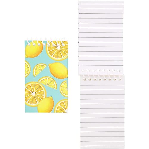 Juvale Mini Spiral-Bound Notebooks with 4 Fruit Designs (3 x 5 Inches, 24-Pack)