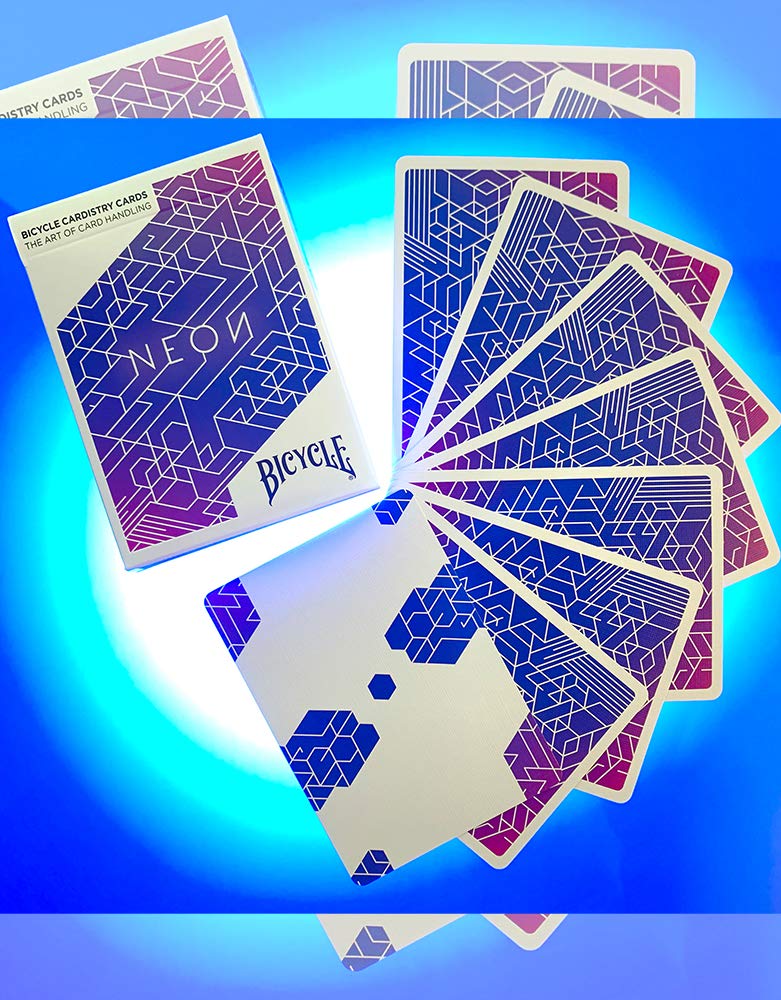 Bicycle Neon Orange Bump Cardistry Deck (Not A Playable Deck)