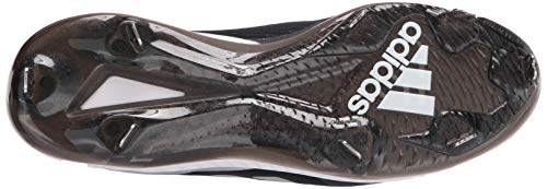adidas Women's EG5634 Baseball Shoe, Core Black/Silver Metallic/Footwear White, 8