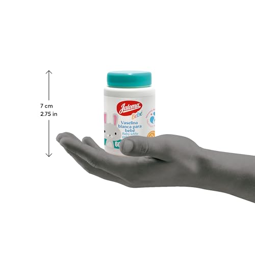 Jaloma Baby White Petrolatum, Prevents Diaper Rash, Softens Baby Skin, 3-Pack of 2.11 Oz, 3 Jars