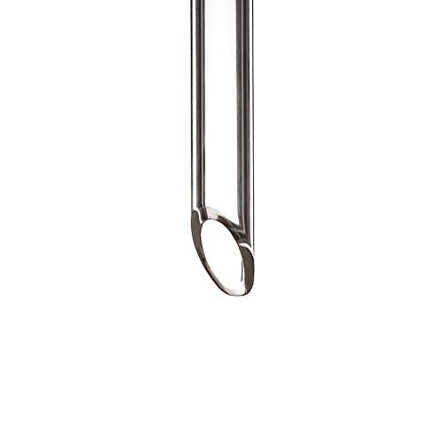 stonylab 4pcs Glass Funnel Set, Heavy Wall Borosilicate Glass Short Stem Funnels Filling Funnels, 50 mm/75 mm/100 mm/120 mm Diameter