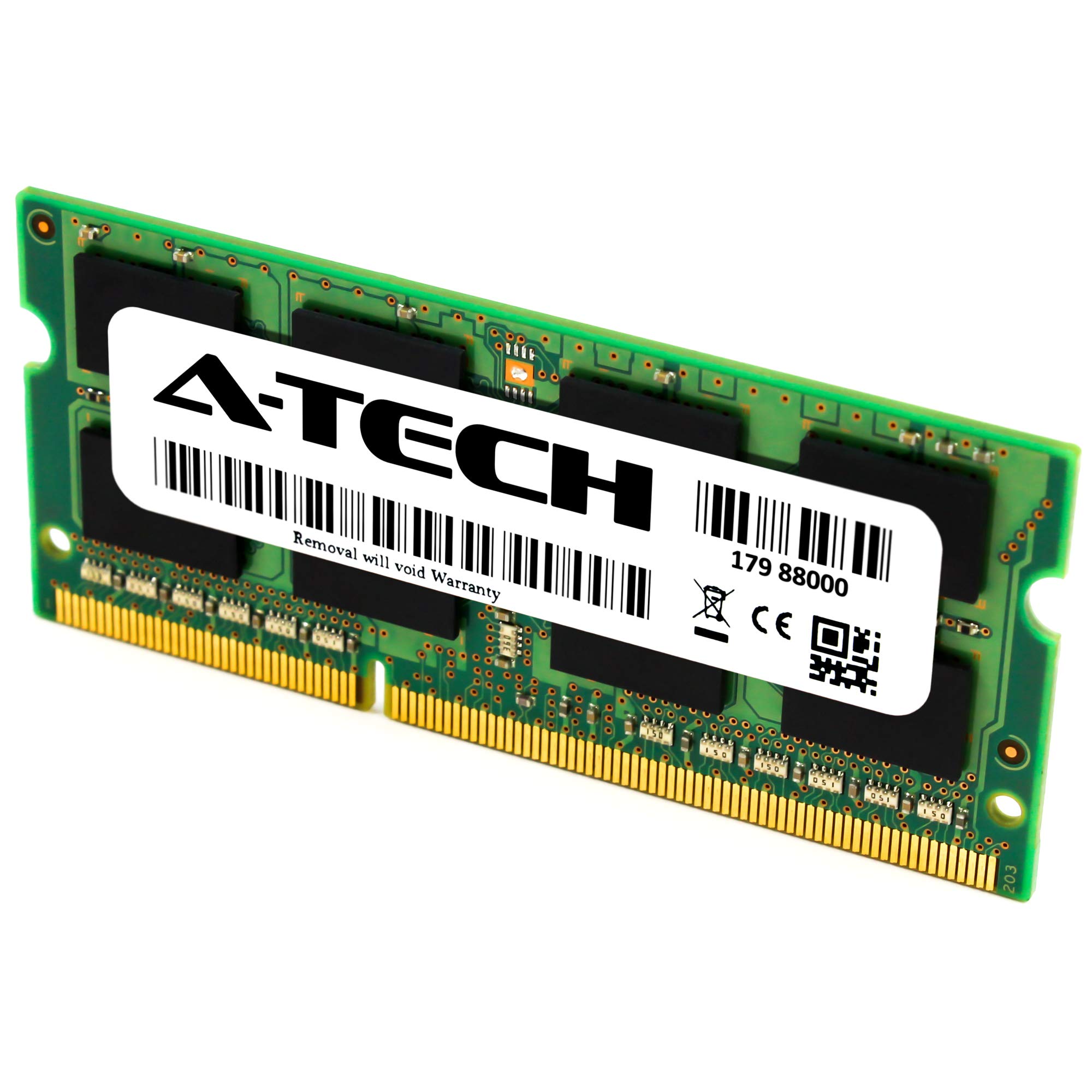 A-Tech 8GB RAM Replacement for Samsung M471B1G73QH0-YK0 | DDR3/DDR3L 1600MHz PC3L-12800 2Rx8 1.35V SODIMM 204-Pin Memory Module