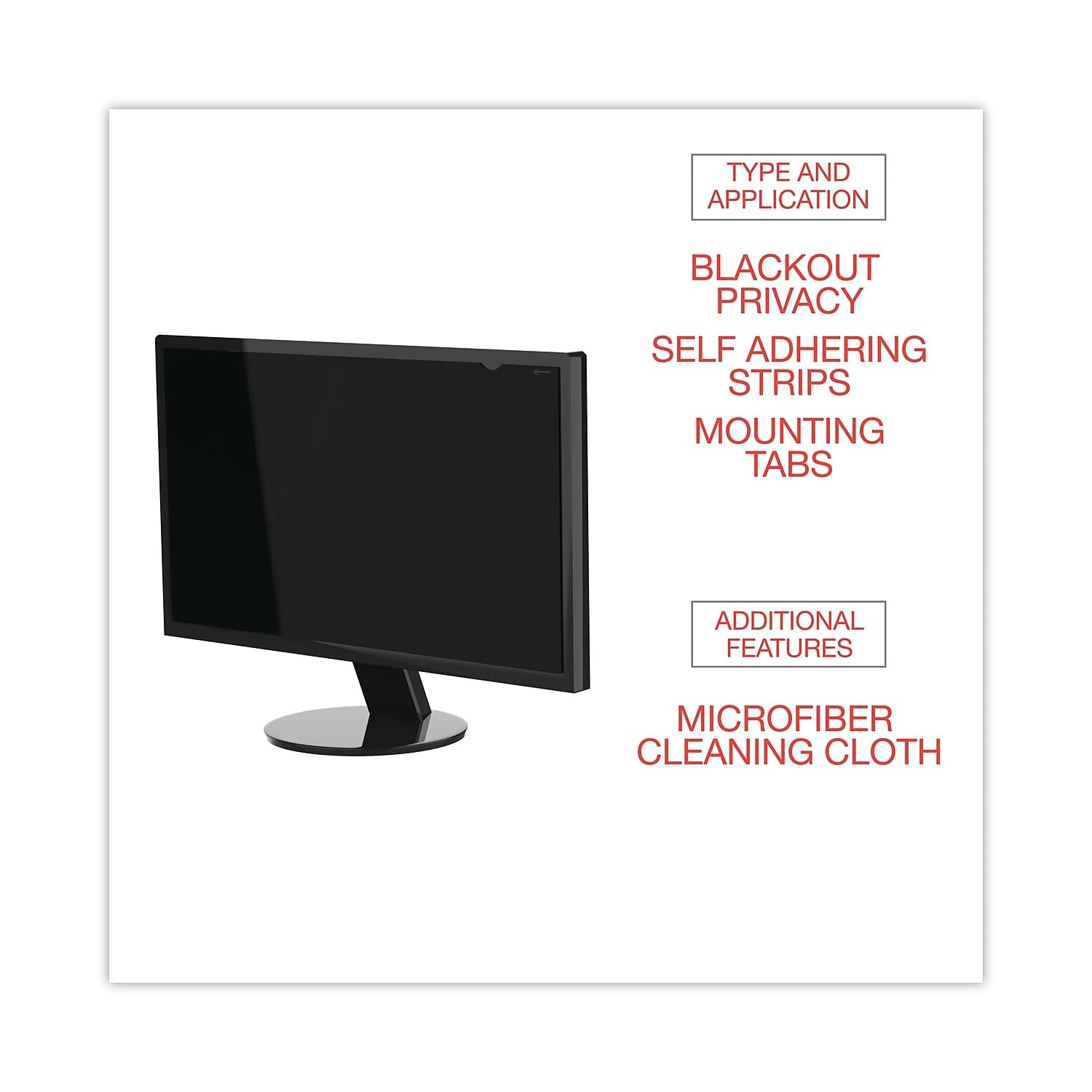 IVRBLF215W - Blackout Privacy Filter for 21.5quot; Widescreen LCD Monitor