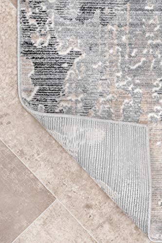 nuLOOM Levitan Abstact Area Rug, 3' x 5', Silver