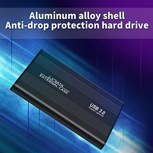 640GB 2.5 Inch Portable External Hard Drive USB 3.0 HDD Storage Compatible for PC, Desktop, Laptop, Mac, MacBook, Chromebook, Xbox One,PS5, PS4