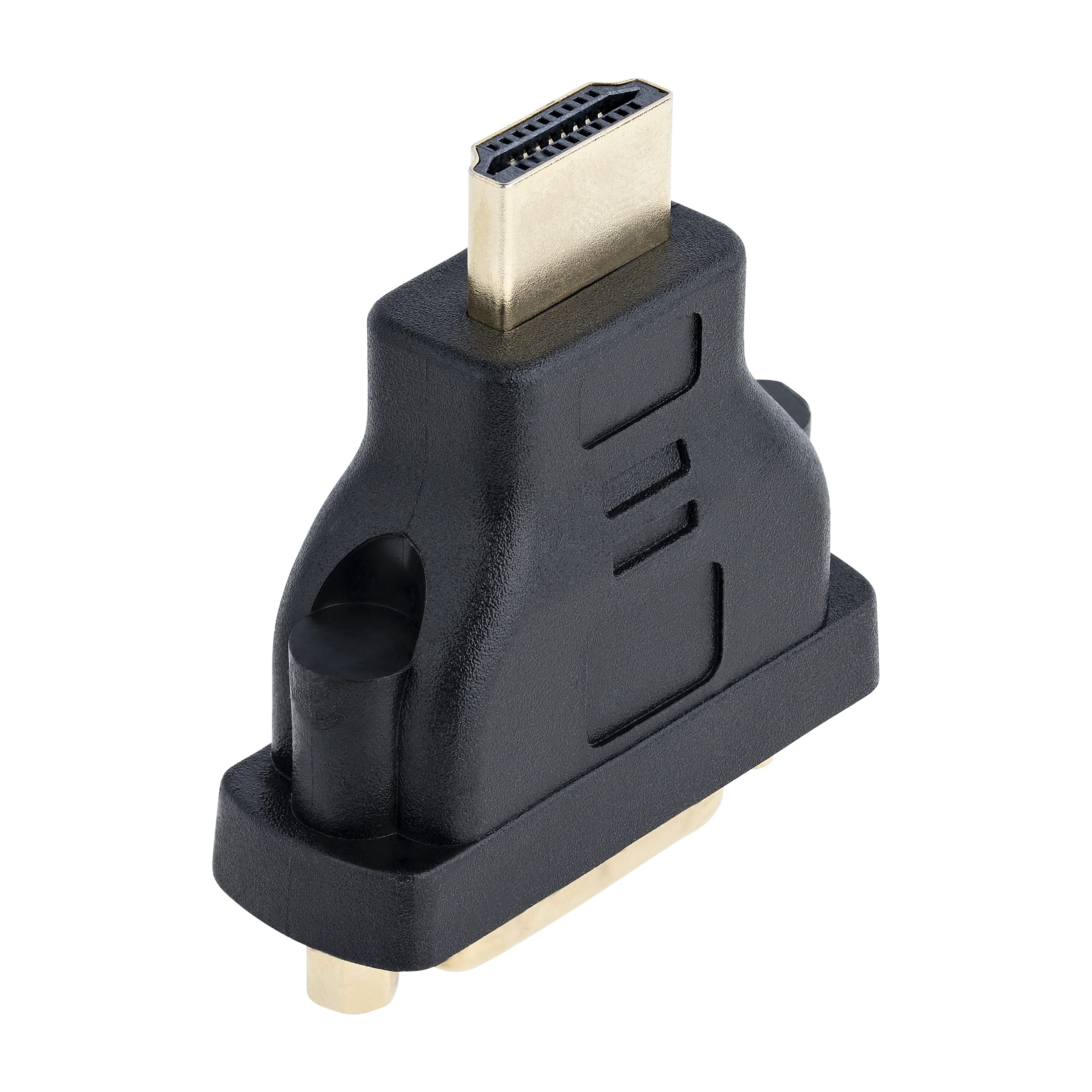 StarTech.com HDMI Male to DVI Female - HDMI to DVI-D Adapter - Bi-Directional - DVI to HDMI (HDMIDVIMF), Black