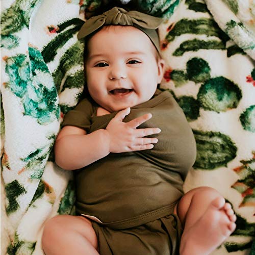 embé 2-Way Transition Swaddle Sack, 12-18 lbs, Diaper Change w/o Unswaddling, Arms in and Out, Legs in and Out Design, Warm Up or Cool Down 100% Cotton, 3-6 Months (Moss)