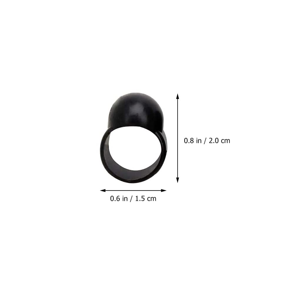 8pcs Tongue Drum Finger Picks Knocking Finger Sleeves Silicone Rubber Finger Cover for Handpan Percussion Instrument Accessories