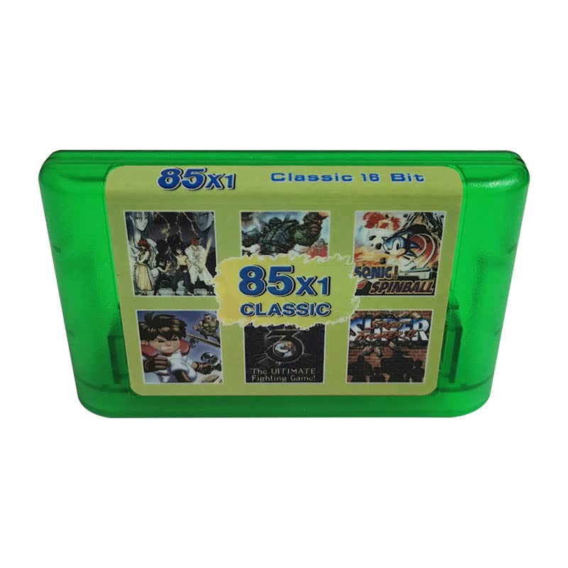 85in1 Game Cartridge 16 bit Game Card for Sega Mega Drive Genesis Console