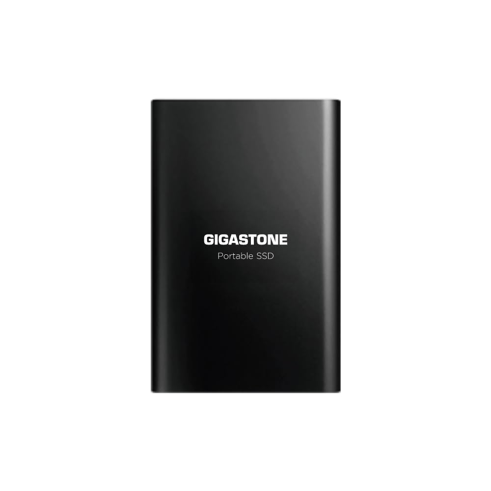 Gigastone 250GB External SSD Read Speed 500MB/s USB 3.2 USB-C External Solid State Drive Portable, 3D NAND Ultra Slim Metal, for PS4 PC Laptop Mac Windows Linux Android Xbox One Smart TV
