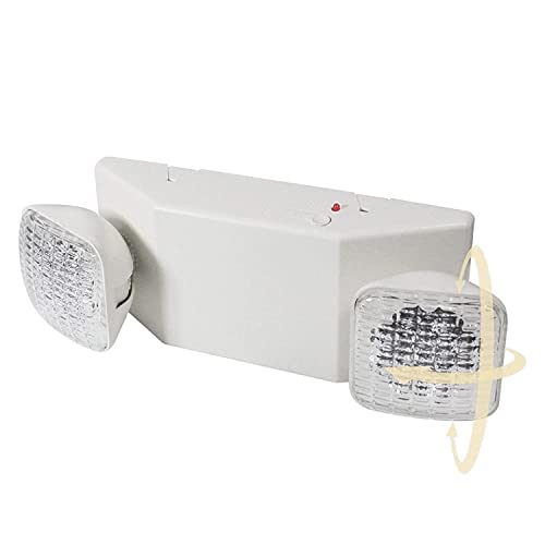 Hardware & Outdoor eTopLighting [2-Pack] LED Emergency Exit Light - Standard Square Head UL924, EL5C12X2