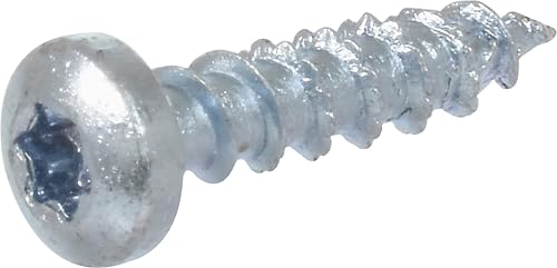 Power Pro Premium One Multi-Material Pan Head Screws, Zinc Plated Steel, Fasten in Wood, Metal, Concrete, Drywall and Plastic, Silver, #8 x ¾ inch, Box of 40 Screws