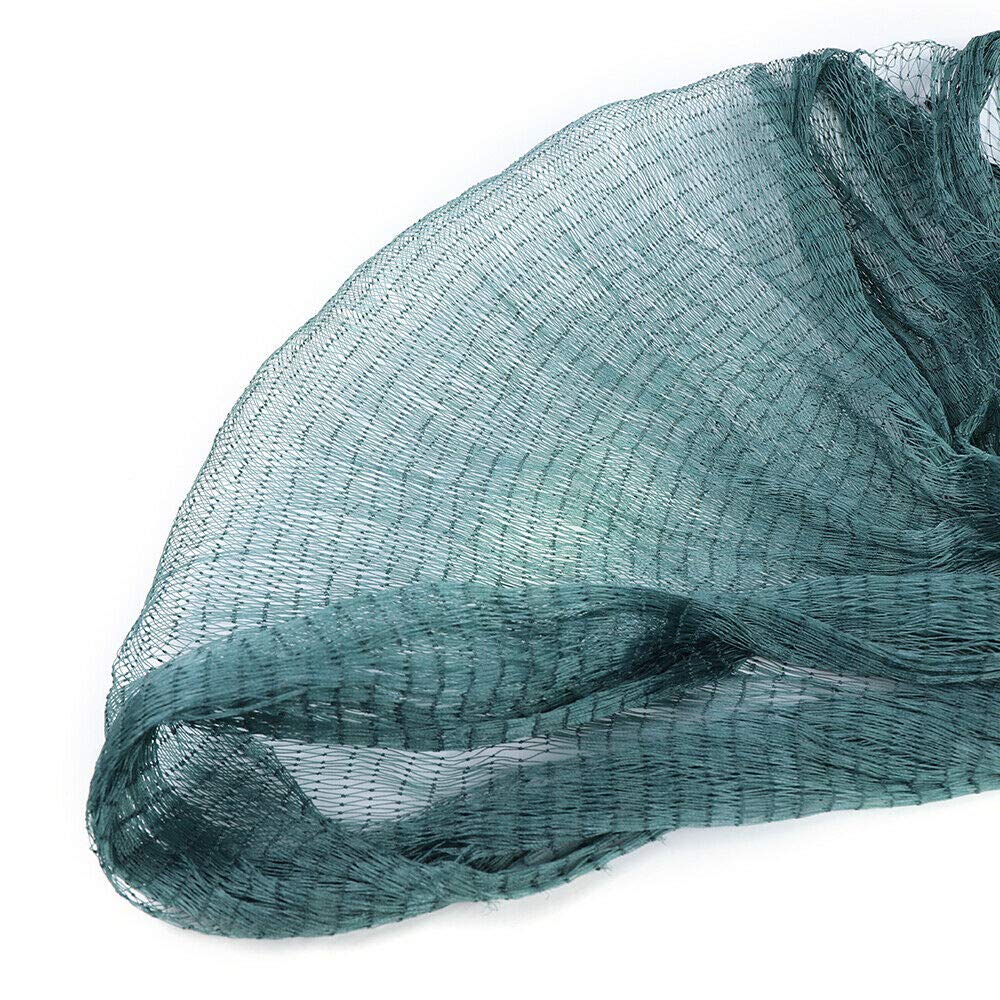 6.5 x 33 ft /10 x 65 ft Polyester Seines, 0.59 Mesh Fishing Gill Nets Beach Seine Drag Nets Fishing Equipment with PVC Foam Float Bobbers Lead Sinkers for Ponds, Creeks, Rivers