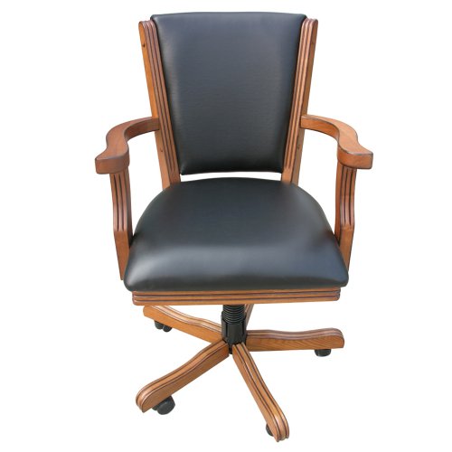 Hathaway Kingston Oak Poker Table Arm Chair - Set of 4