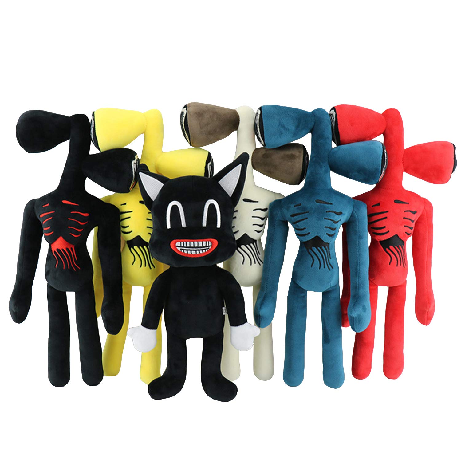Cartoon Black Cat Plush Stuffed Toy, Soft Animal Cat Plush Toys Kids Birthday/Easter Day Ideas