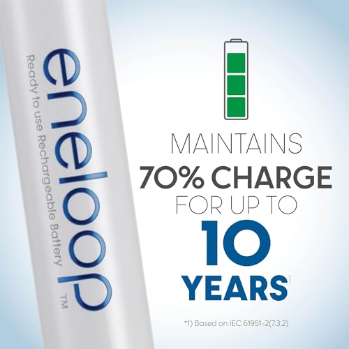 Eneloop Panasonic K-KJS1MCA2BA D Size Battery Adapters AA 2100 Cycle Ni- MH Pre-Charged Rechargeable Batteries, 2 "D Adapters with 2 Batteries