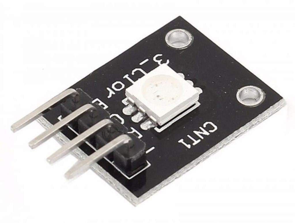 DAOKI 5 Pcs SMD LED Module 3 Color Light 5050 PWM RGB KY-009 for Arduino MCU Raspberry DIY Electronic Kit PCB Board with Dupont Cable