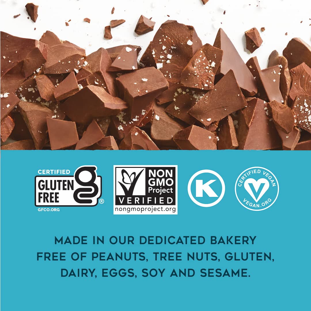 88 Acres Granola Bars | Dark Chocolate Sea Salt | Gluten Free, Nut-Free Oat and Seed Snack Bar | Vegan & Non GMO | 12 Pack