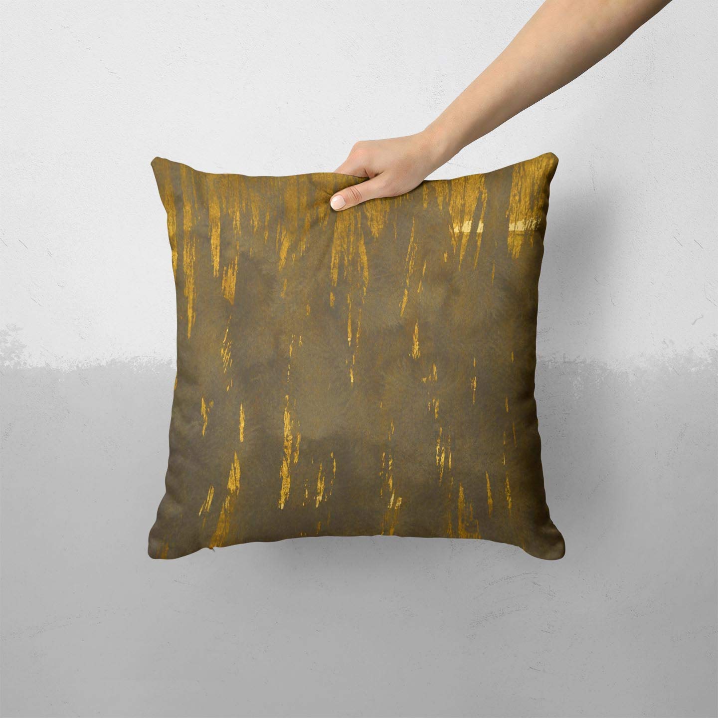 iiRov Beyond The Darkness a Golden Field - Custom Decorative Home Decor Indoor or Outdoor Throw Pillow Cover for Sofa, Bed or Couch Cushion (Pillow CASE Cover ONLY)