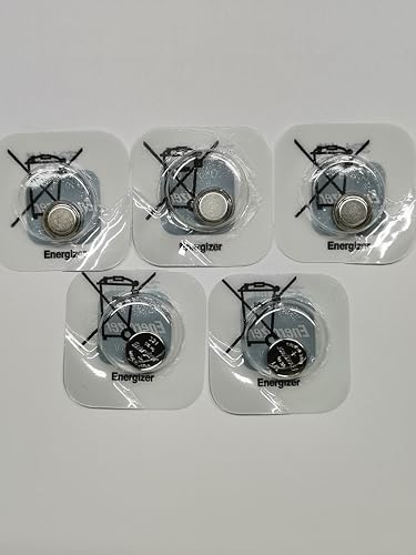 Energizer 321 Button Cell Silver Oxide SR616SW Watch Battery Pack of 5 Batteries