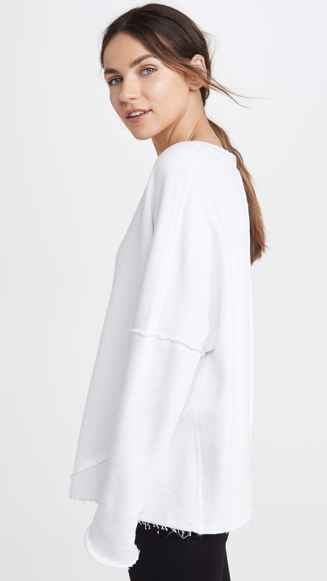 Alala Women's Exhale Sweatshirt, White, L