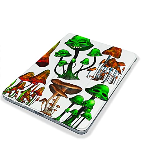 Cute Trippy Mushroom Toadstool case Compatible with iPad Mini Air Pro 7.9 8.3 9.7 10.2 10.9 11 12.9 inch Pattern Cover New 2022 2021 Trifold Stand 3 4 5 6 7 8 9 Generation 597 (9.7" 5/6 gen)