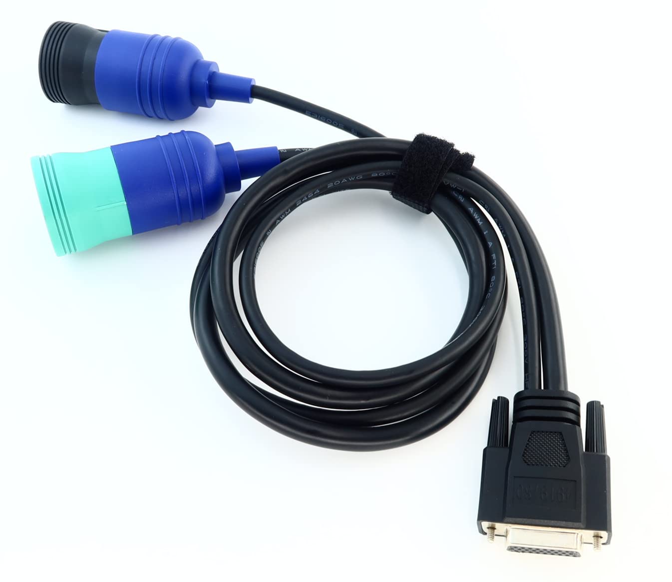 6/9 Pin Long Y Cable DB26 Female to J1939 Type 2 and J1708 Cable for Cummins inline7