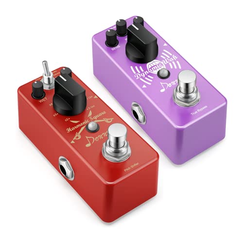 Donner Octave Guitar Pedal Bundle with Auto Wah Pedal Dynamic Wah Envelope Filter Guitar Effect Pedal True Bypass