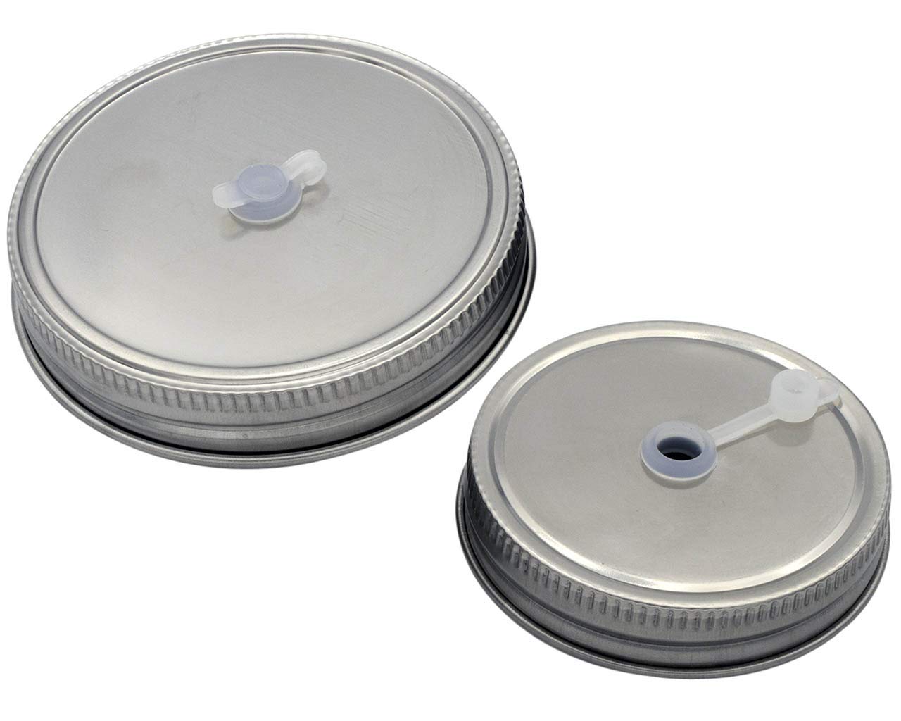 8mm Silicone Straw Hole Grommets with Plugs for Mason Jar Lids 40 PCs | Multipurpose Straw Hole Gromments with Attached Plug for Jar Lids with straw hole, Leak Proof & Airlock/ Airtight ( Pack of 40 )