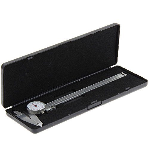 Anytime Tools Dial Caliper 8" / 200mm DUAL Reading Scale METRIC SAE Standard INCH MM