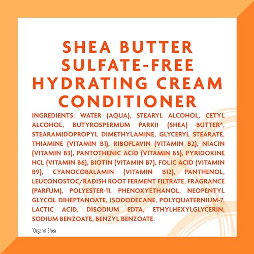 Cantu Hydrating Cream Conditioner with Shea Butter for Natural Hair, 13.5 Fl Oz (Pack of 1)