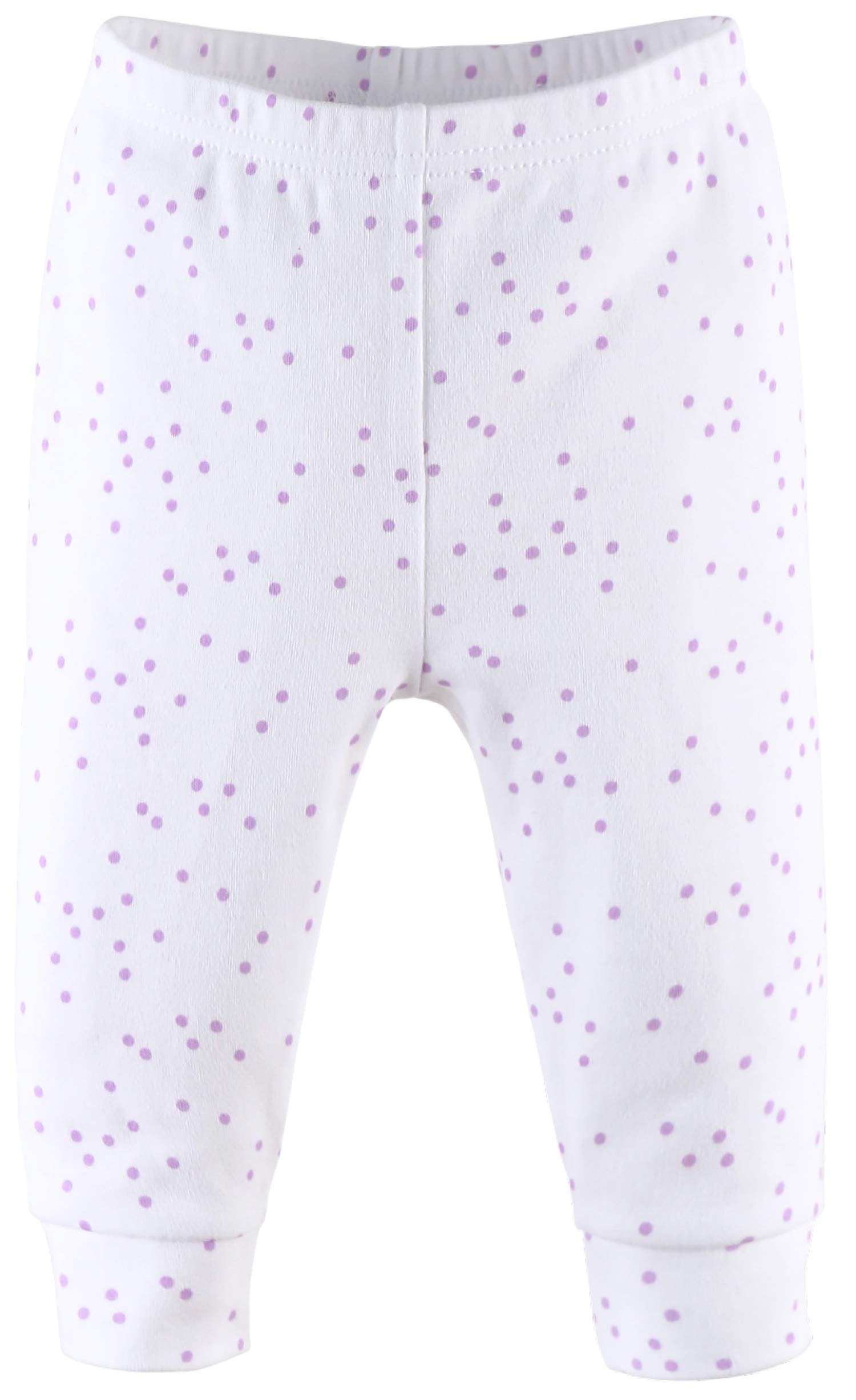 The Peanutshell Pastel Baby Pants Set | 5 Pack in Purple, Grey, & Mint | Newborn to 24 Month Sizes (3 Months)