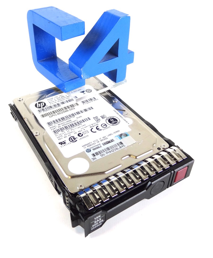 HP 653960-001 - HP 300GB 15K 6G SFF SAS SC HDD