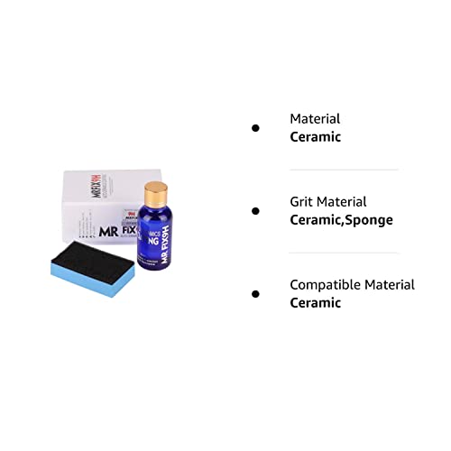 Malcm High Gloss Ceramic Car Coating Kit, Anti-scratch Car Polish Exterior Care Paint Sealant 9H Hardness 30ML (1Pcs)
