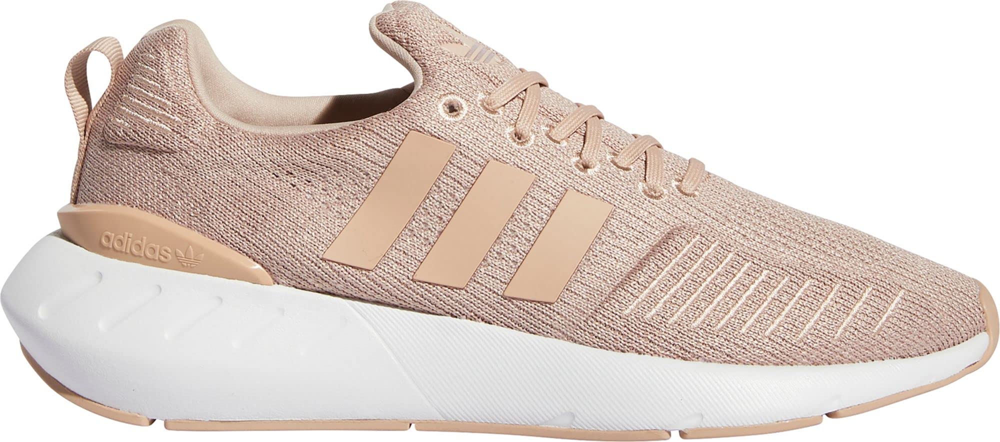 adidas Women's Swift Run 22 Sneaker, Ash Pearl/Ash Pearl/White, 7 M US