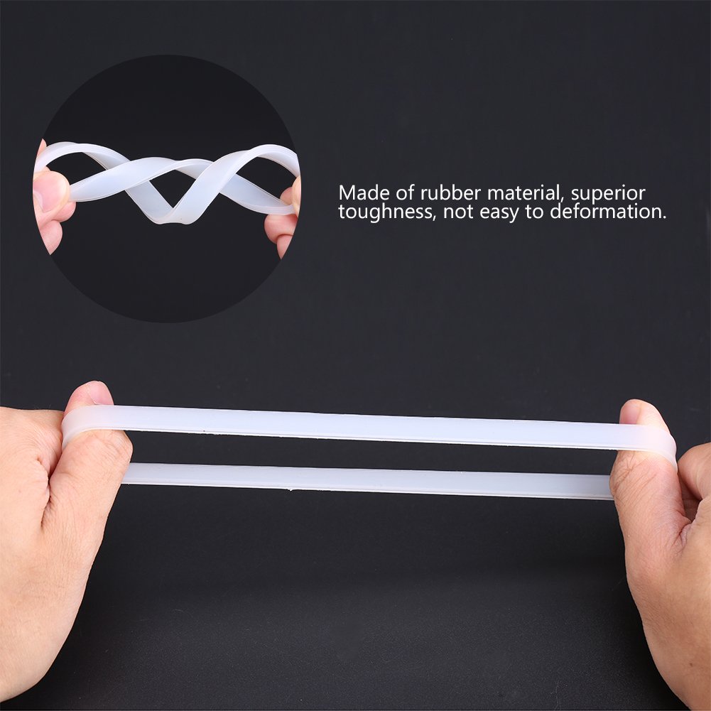 4 Pcs Rubber Gasket Replacement Parts White Rubber Sealing O-ring Blender Gasket Sealing for Ninja Juicer Blender Replacement Seals (10 cm/3.94 inch)