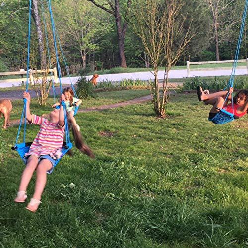 Hi-Na Kids Swing Seats Indoor Hand-Made with Adjustable Rope, Outdoor Tree Child Swing Seat for Kids for Backyard, Playground, Outside