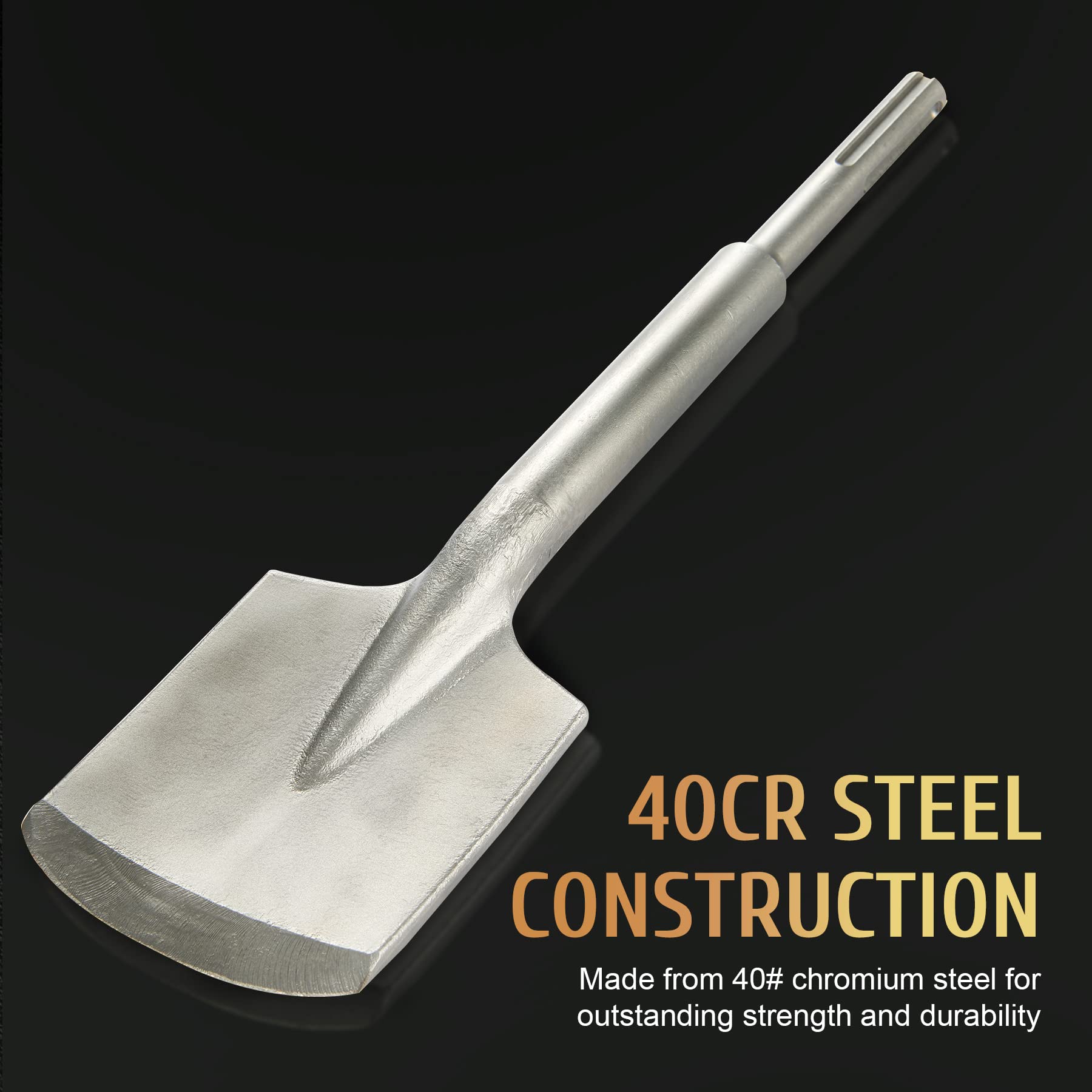4-1/2" x 17" Clay Spade SDS-Max shank