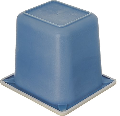 Carlisle FoodService Products CM1104C1402 Coldmaster CoolCheck 6" Deep Sixth-Size Insulated Cold Food Pan, 1.6 Quart, Color Changing, White and Blue