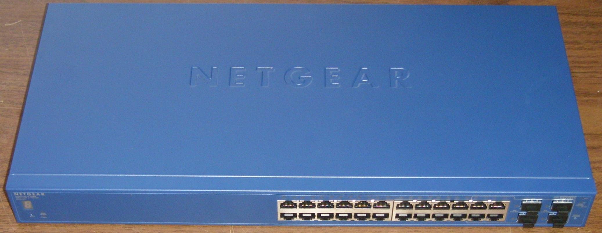 Netgear GS724TS ProSafe 24-Port Gigabit Stackable Smart Switch