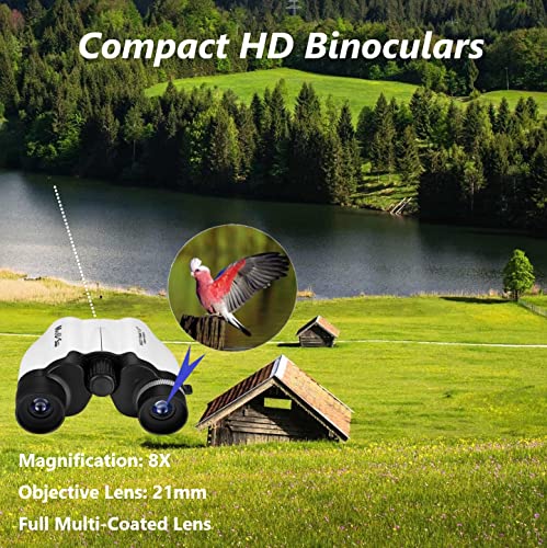 MaxUSee 70mm Refractor Telescope + 8X21 Compact HD Binoculars for Kids and Astronomy Beginners, Travel Telescope for Moon Stars Viewing Bird Watching Sightseeing