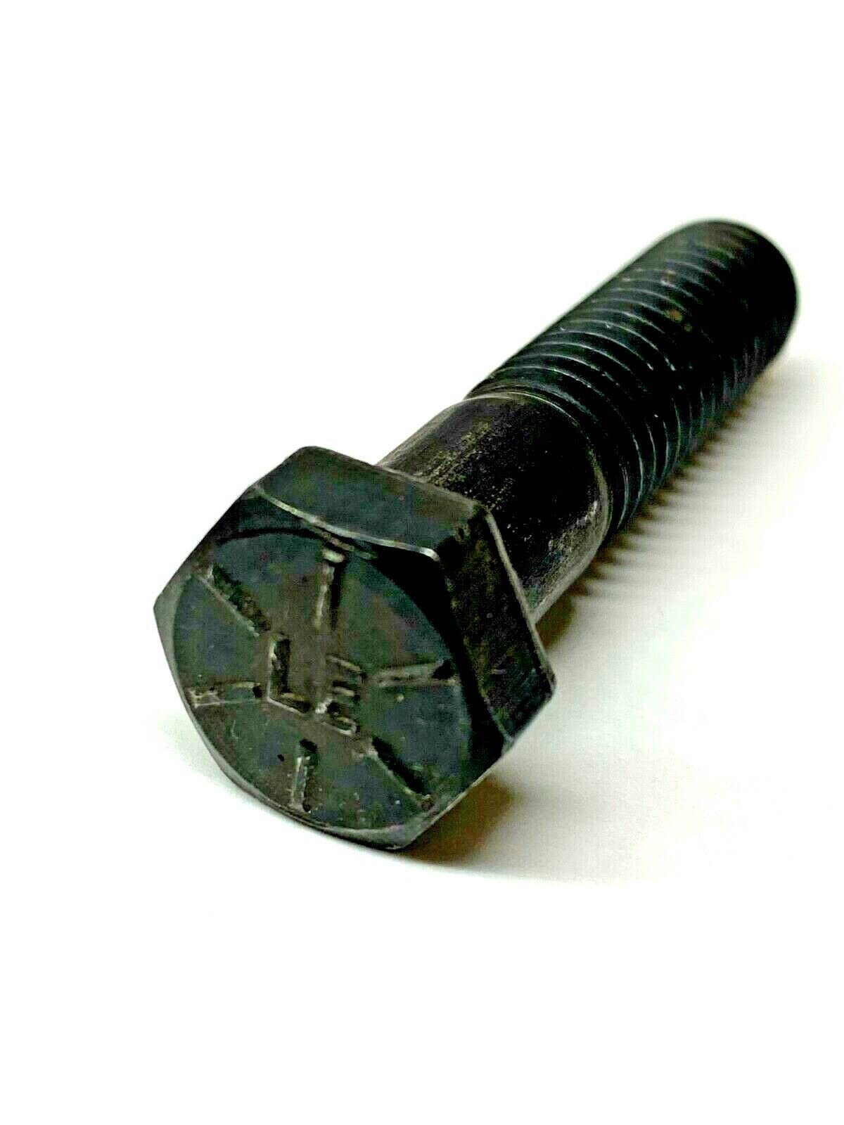 7/16-14 x 1-7/8" Hex Cap Screw Grade 8 Plain Black Bolt Hardened (10 pcs) - ss