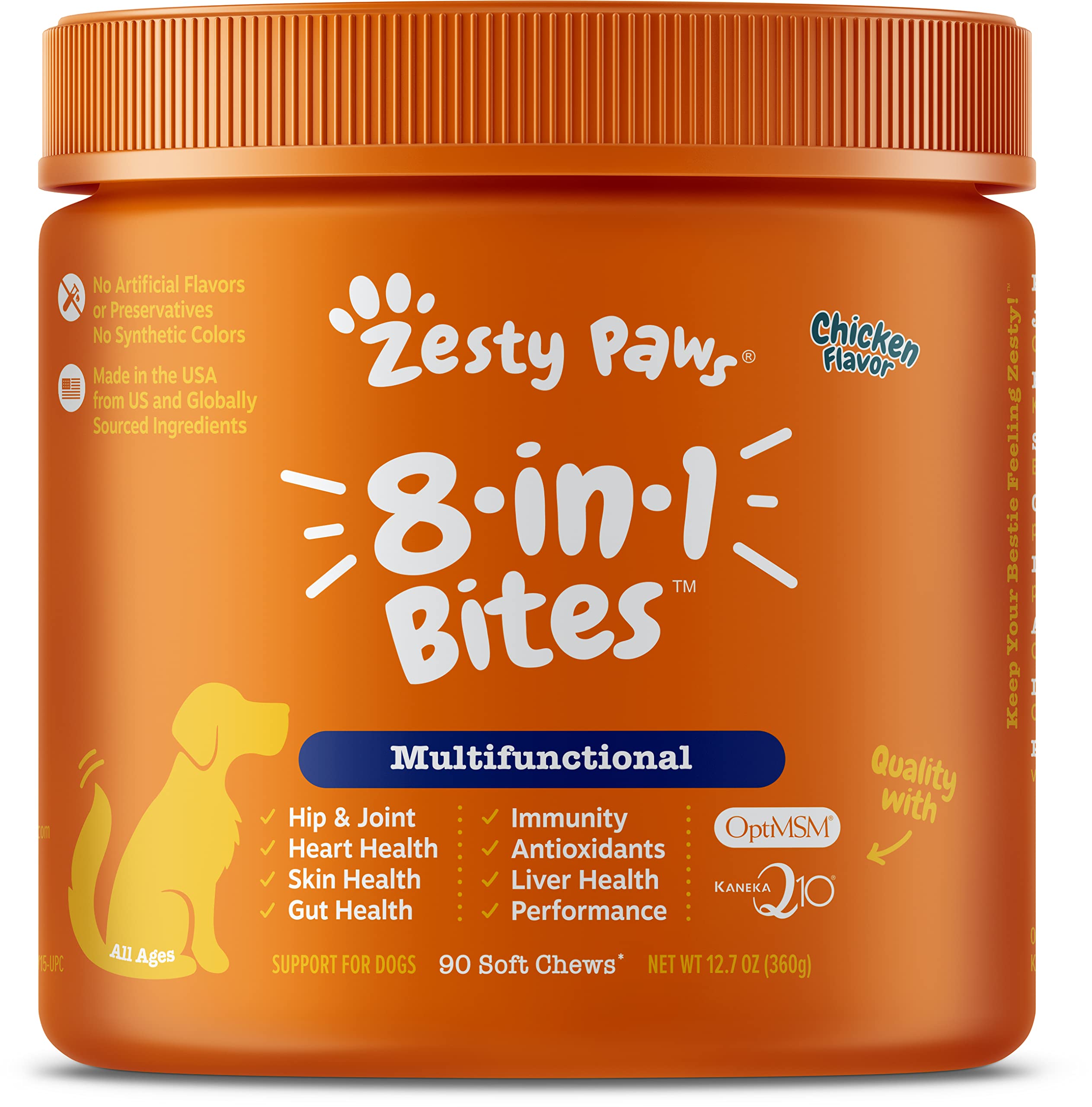 Ancient Elements Probiotics for Dogs - Chewable Dog Probiotic Supplement + Multifunctional Supplements for Dogs - Glucosamine Chondroitin for Joint Support