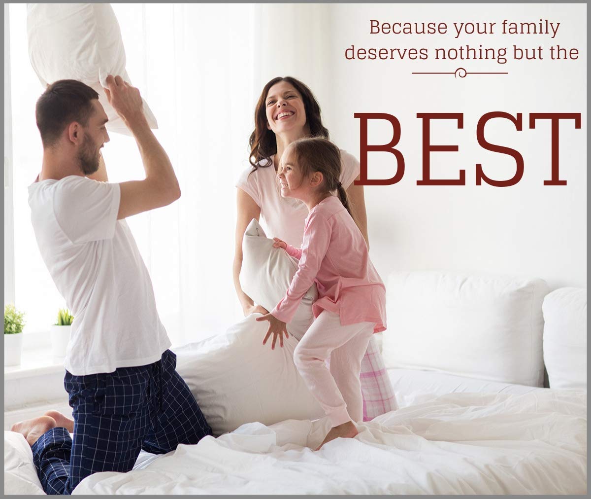 4 Piece Sheets Set 100% Natural Cotton 1000 Thread Count 18 inch Deep Pocket Solid Bedding Collection - Flat Bedsheet, Fitted Sheet & 2 Pillowcases (Queen, White)