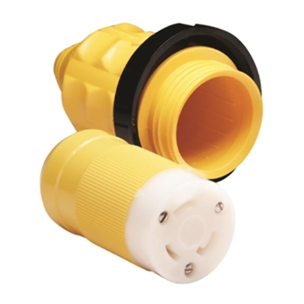 Marinco 305CRCN.VPK Locking Connector & Cover,30A, 125V