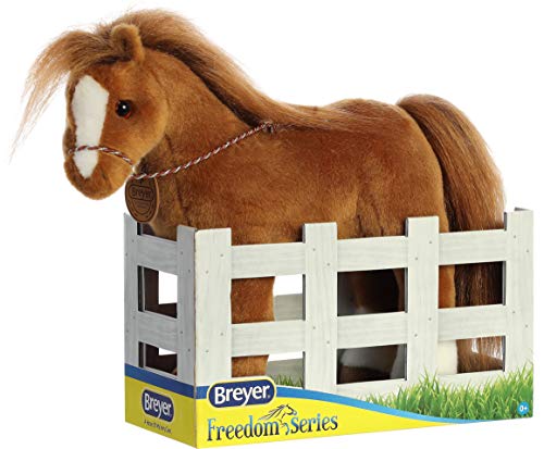 Breyer Aurora® Exquisite Quarter Horse Stuffed Animal - Realistic Detailing - Imaginative Play - Brown 13 Inches