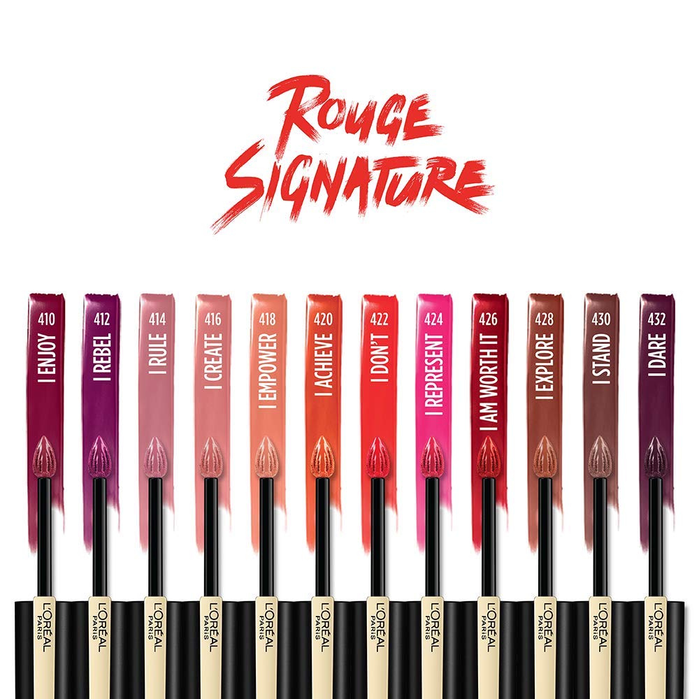 L’Oréal Paris Makeup Rouge Signature Matte Lip Stain, I Dare