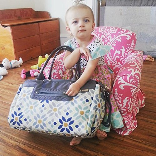JJ Cole Parker Diaper Bag, Prairie Blossom
