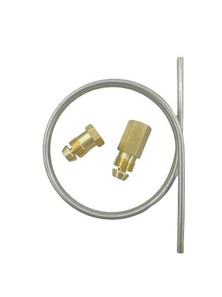 ActyGo Replacement Empire Heaters DV1004 Pilot Tube and Fittings 20" Long For DV25-2 and DV35-2 heaters
